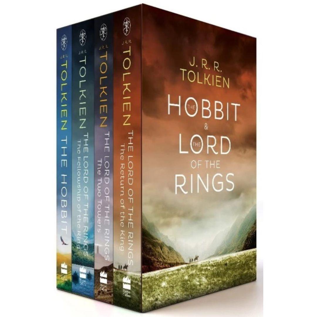 The Hobbit And The Lords Of Rings BOXSET Of 4 Books By J. R. R. Tolkien ...