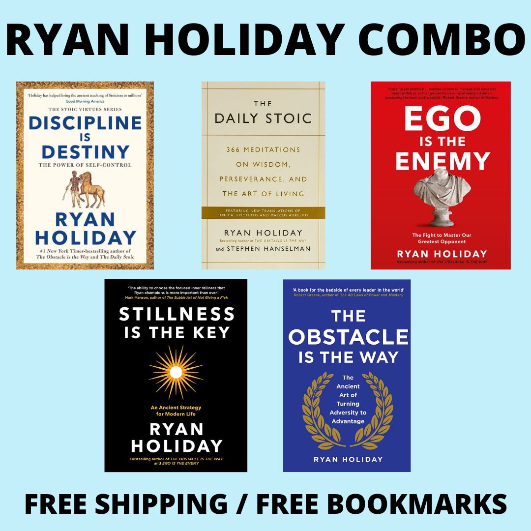 Discipline Is Destiny + Daily Stoic + Ego Is The Enemy + Stillness Is ...