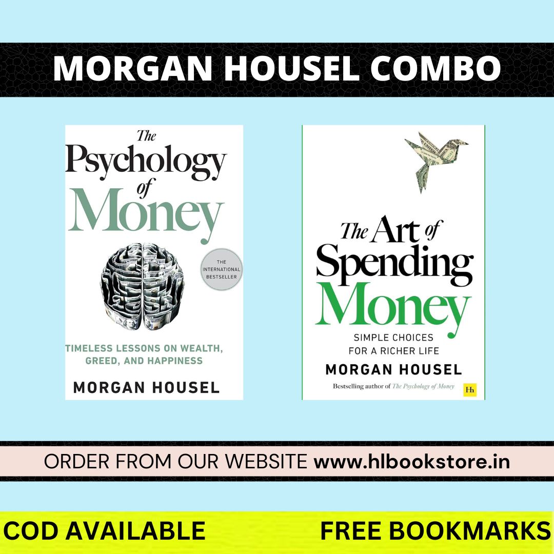 (COMBO) The Psychology Of Money + The Art Of Spending Money By Morgan ...